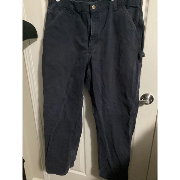 Carhartt | Jeans | 2 Pr Mens Carhartt Navy Blue Carpenter Work Jeans ...